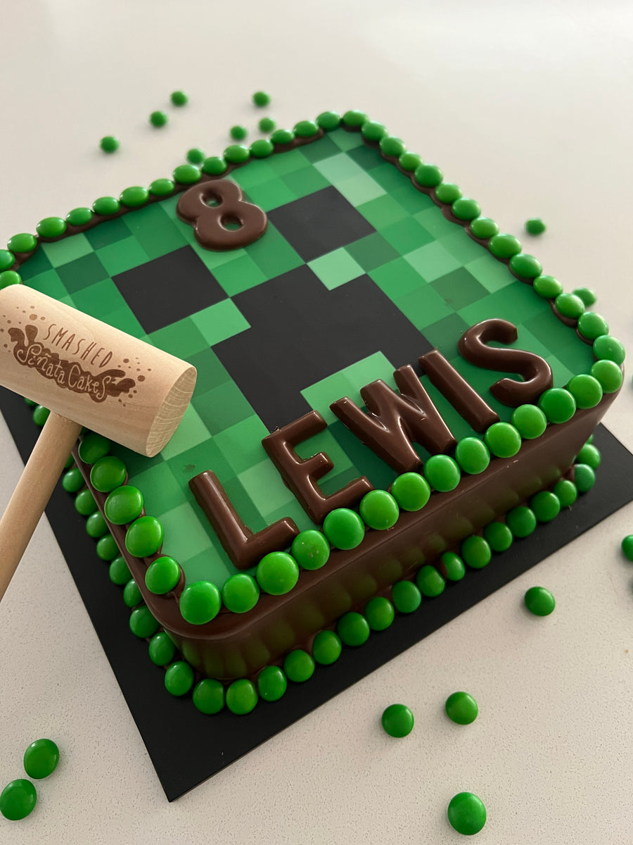 Creeper Minecraft SmashCake – Smashed Pinata